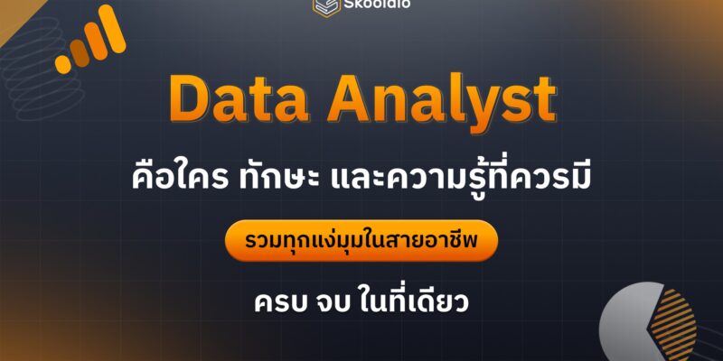 Data Analyst คือใคร รวมทุกแง่มุมของสายอาชีพ และทักษะที่สำคัญ