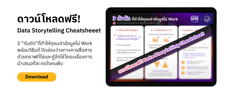 สรุปวิธีการเลือกใช้กราฟที่ใช่ (Data Visualization) และวิธีการเล่าเรื่องให้โน้มน้าวผู้ฟัง ...