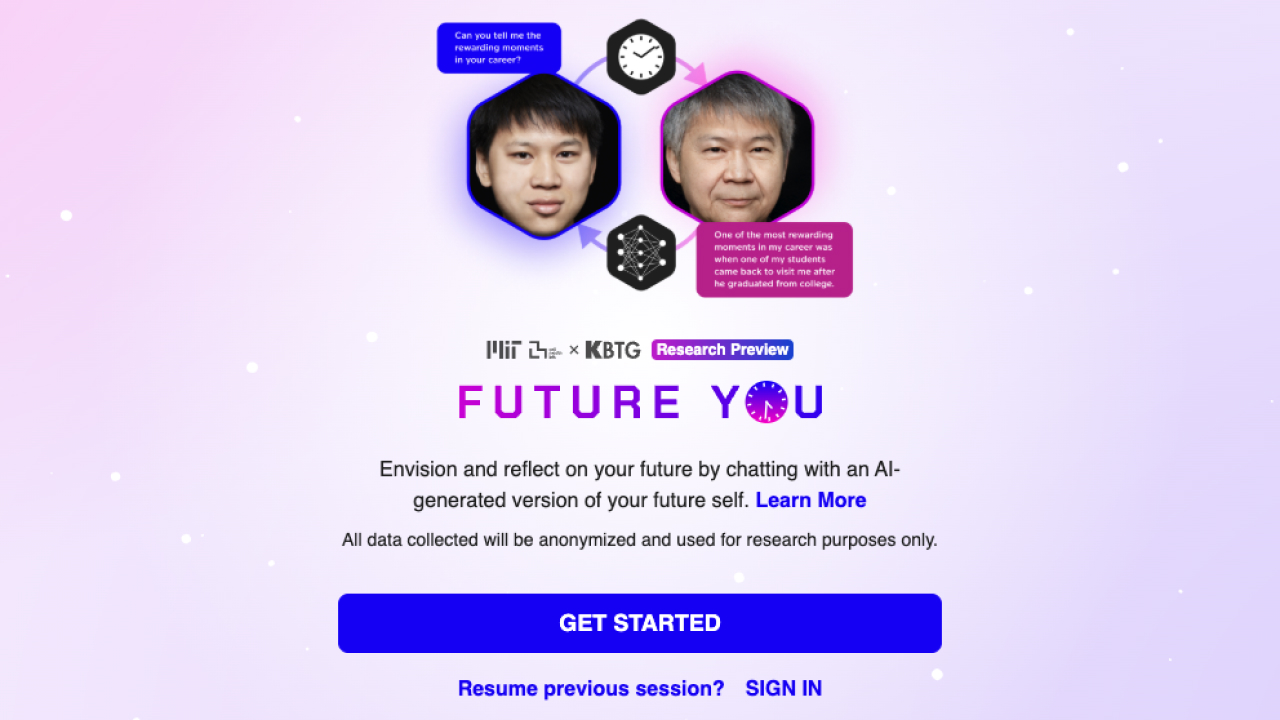 'Future You' AI จำลองอนาคต โดย ดร.พีพี-พัทน์ ภัทรนุธาพร และทีม MIT ...
