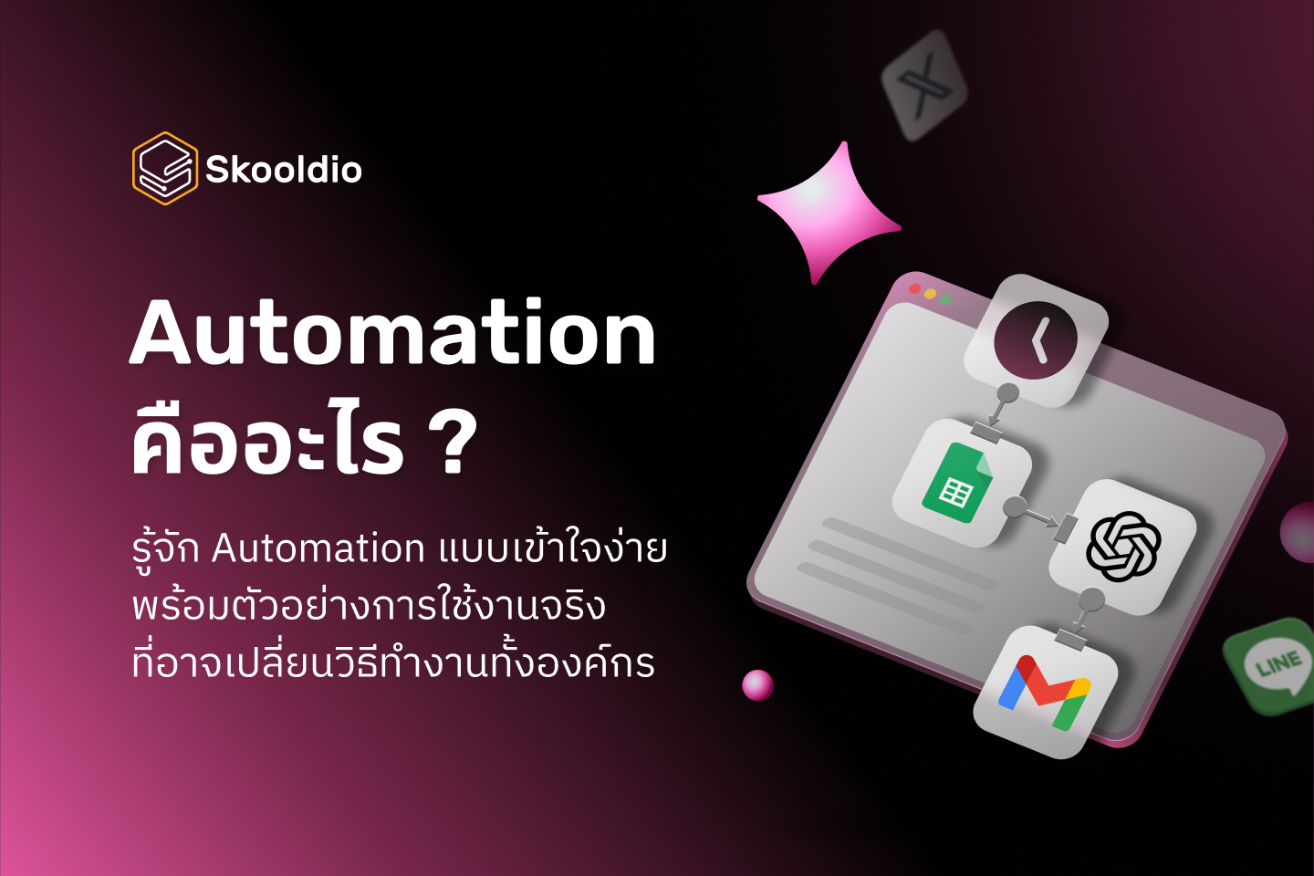 Automation คืออะไร ทำไมหลายองค์กรเริ่มใช้กันแล้ว | Skooldio Blog